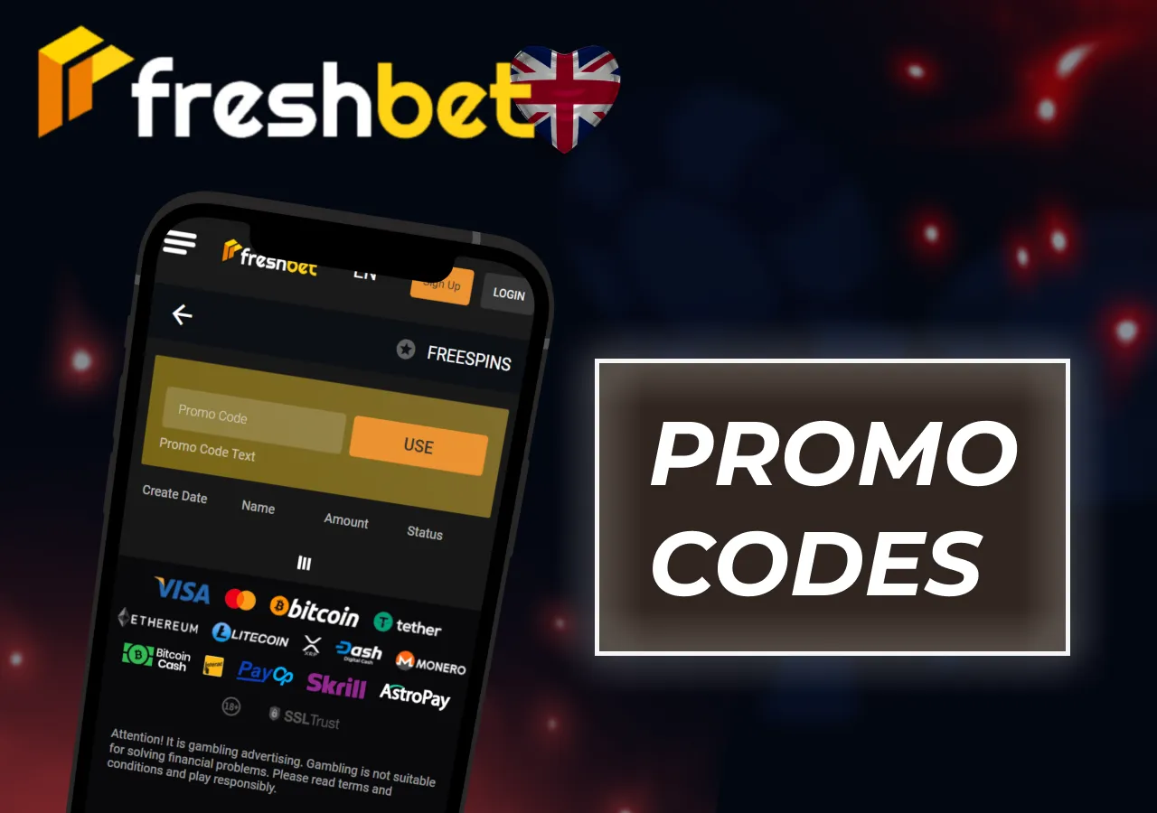 FreshBet UK Promo Codes 2025 ⭐ Claim Latest & Exclusive Bonuses